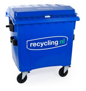 Container Huren met Slot 240 ltr - Vertrouwelijk Papier